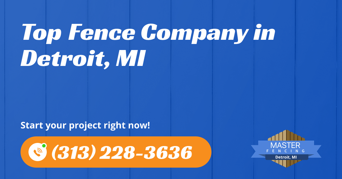 Fence Company in Detroit, MI | Master Fencing